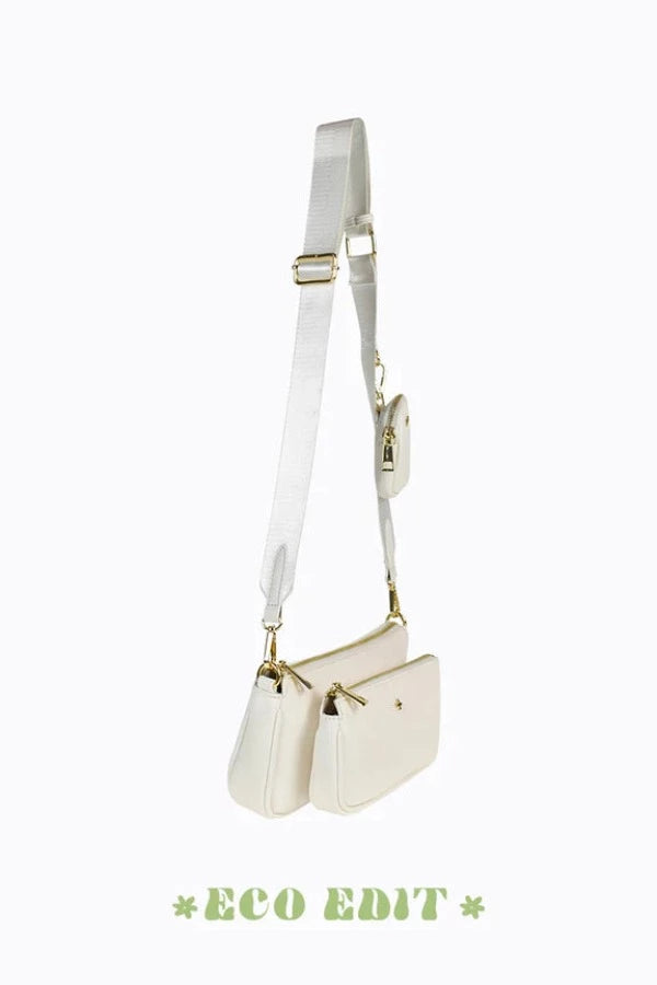 PETA + JAIN Marmont Double Pouch xbody Nude Pebble – Coyote Boutique